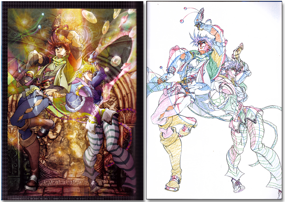 JoJo's Bizarre Adventure TV Original Animation Art Works - AAA Art Book ...