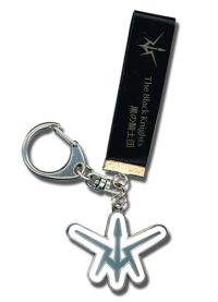 Key Chain: Code Geass - Black Knights Symbol w/ Strap - Anime Books