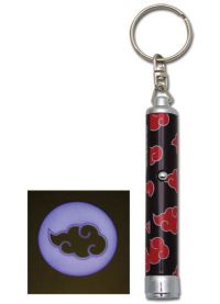 Key Chain: Naruto Shippuden - Akatsuki Clouds Flashlight - Anime Books