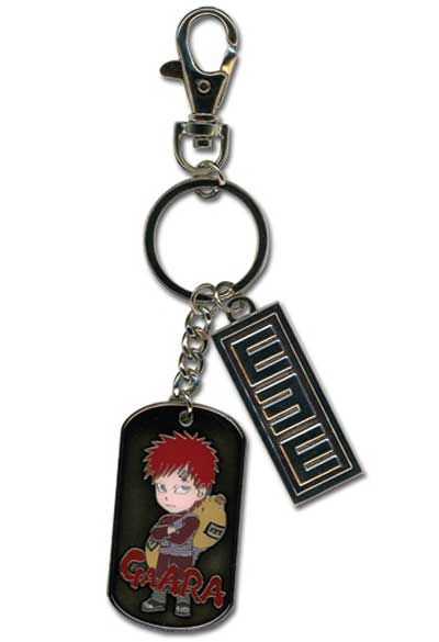 Key Chain: Naruto Shippuden - Chibi Gaara Dog Tag & Gourd Seal - Anime ...