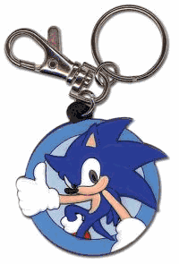 Key Chain: Sonic The Hedgehog - Circle - Anime Books