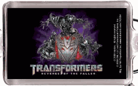 Key Chain: Transformers ROTF - Team Decepticons w/ Logo Lucite - Anime ...