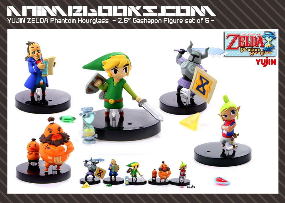Legend of Zelda: Phantom Hourglass 2.5 Gashapon Figures - Anime Books