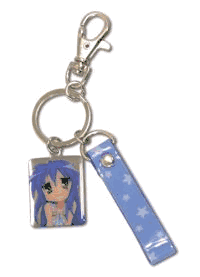 Lucky Star: Metal Key Chain w/ Strap - Anime Books