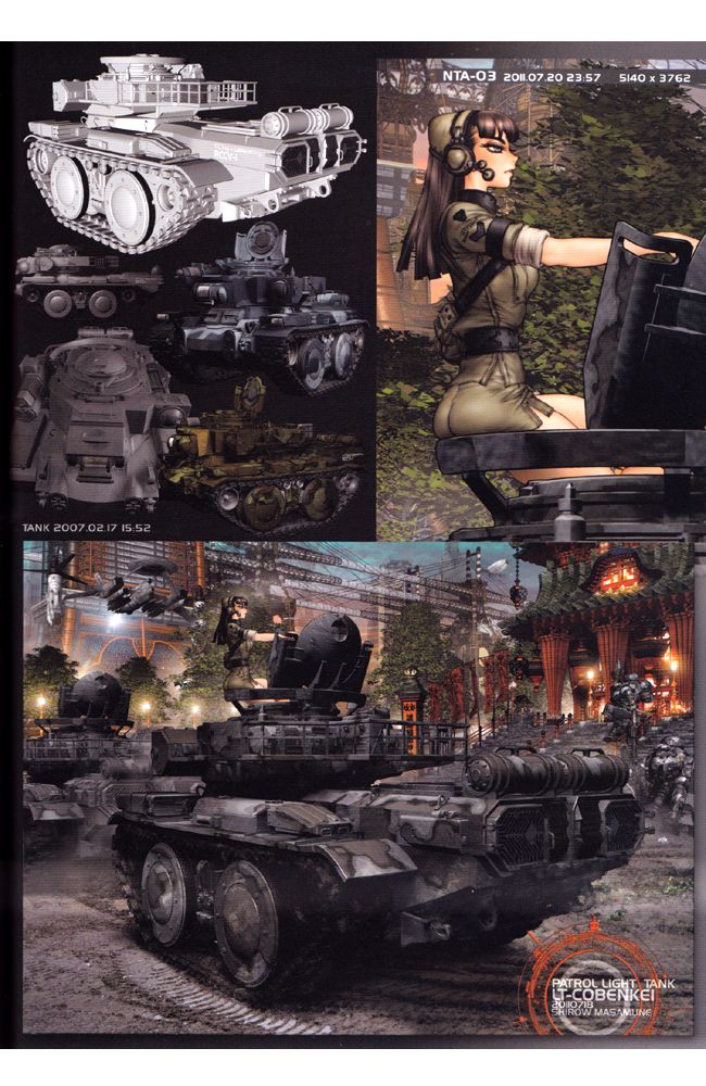 Masamune Shirow Works - Intron Depot 9: Barrage Fire Art Book - Anime Books