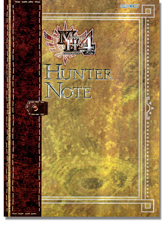Monster Hunter 4 - Hunter Note Guide Book - Anime Books