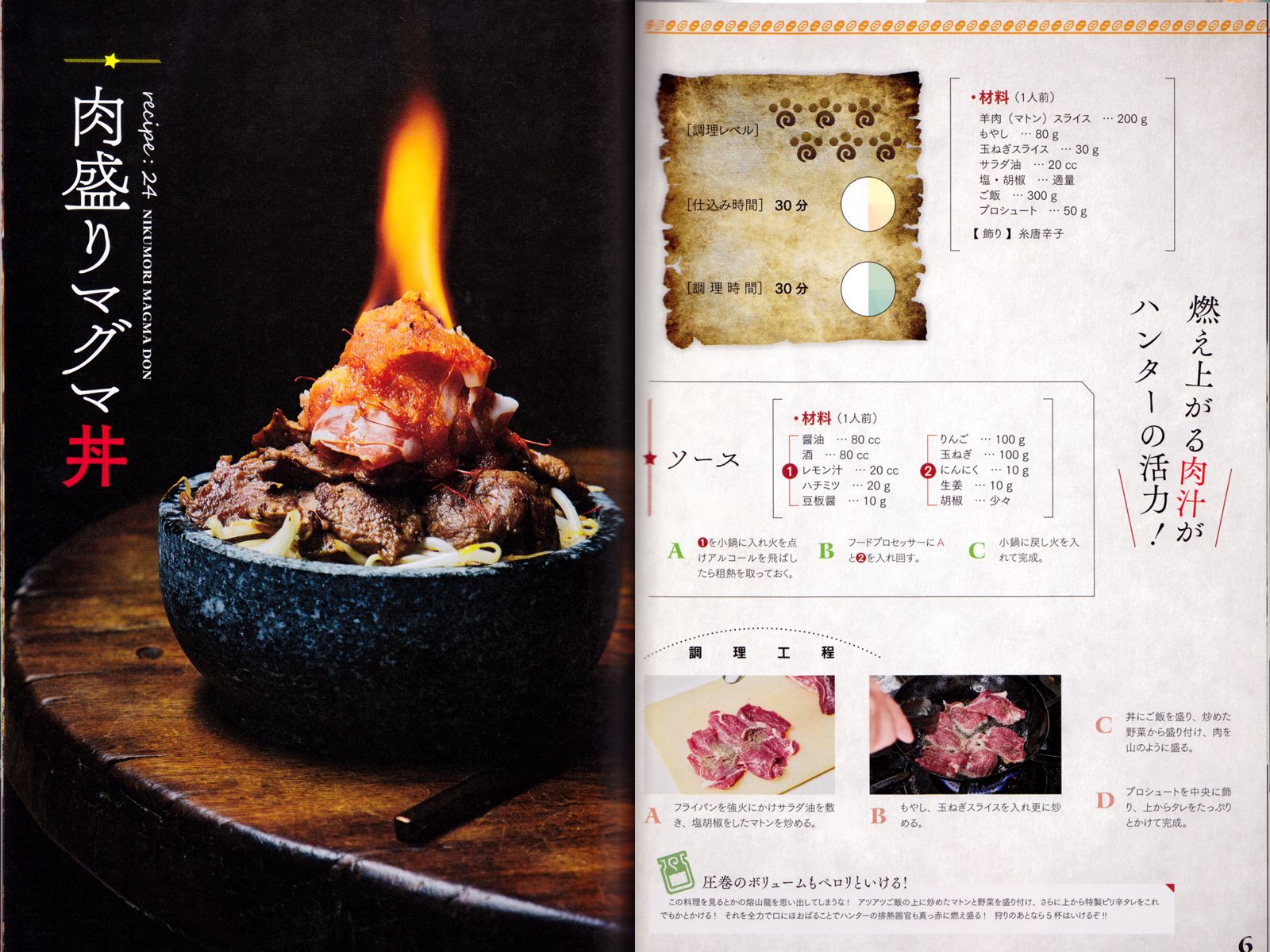 Monster Hunter Rice Recipe Book - Anime Books