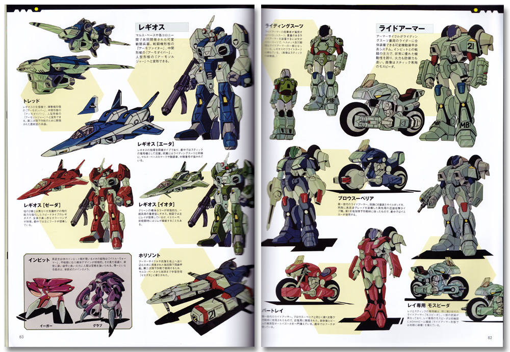 Mospeada File Entertainment Archive α Genesis Climber Official Complete ...