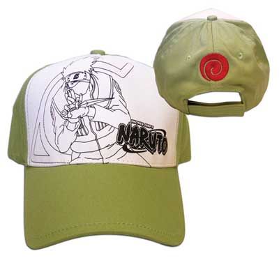 Naruto: Baseball Cap - Green Kakashi - Anime Books