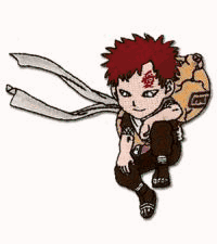 Naruto: Patch - Chibi Gaara Sitting - Anime Books