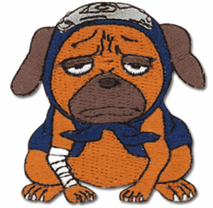 Naruto: Patch - Chibi Pakkun Sitting - Anime Books