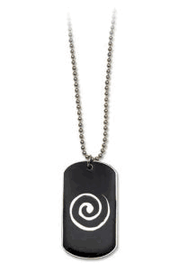 Necklace: Naruto Shippuden - Naruto Symbol Dog Tag - Anime Books