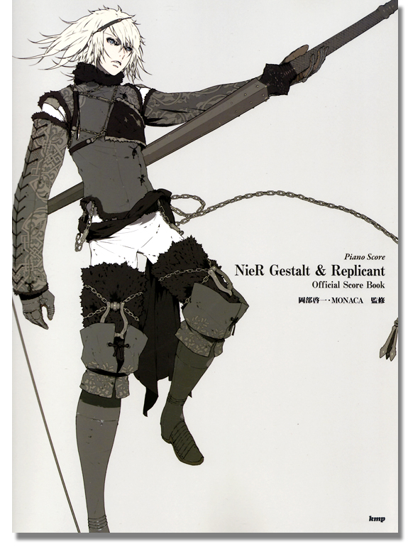NieR Gestalt & Replicant Official Piano Score Music Book - Anime Books