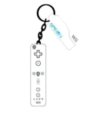 Nintendo: Key Chain - Wii Controller - Anime Books