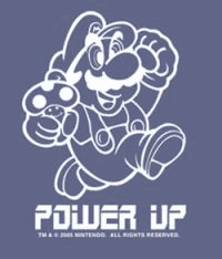 Nintendo: Window Decal - Power Up - Anime Books