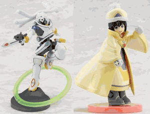 Overman King Gainer: King Gainer and Ana Medaiyu 1/8 Scale PVC Figure ...