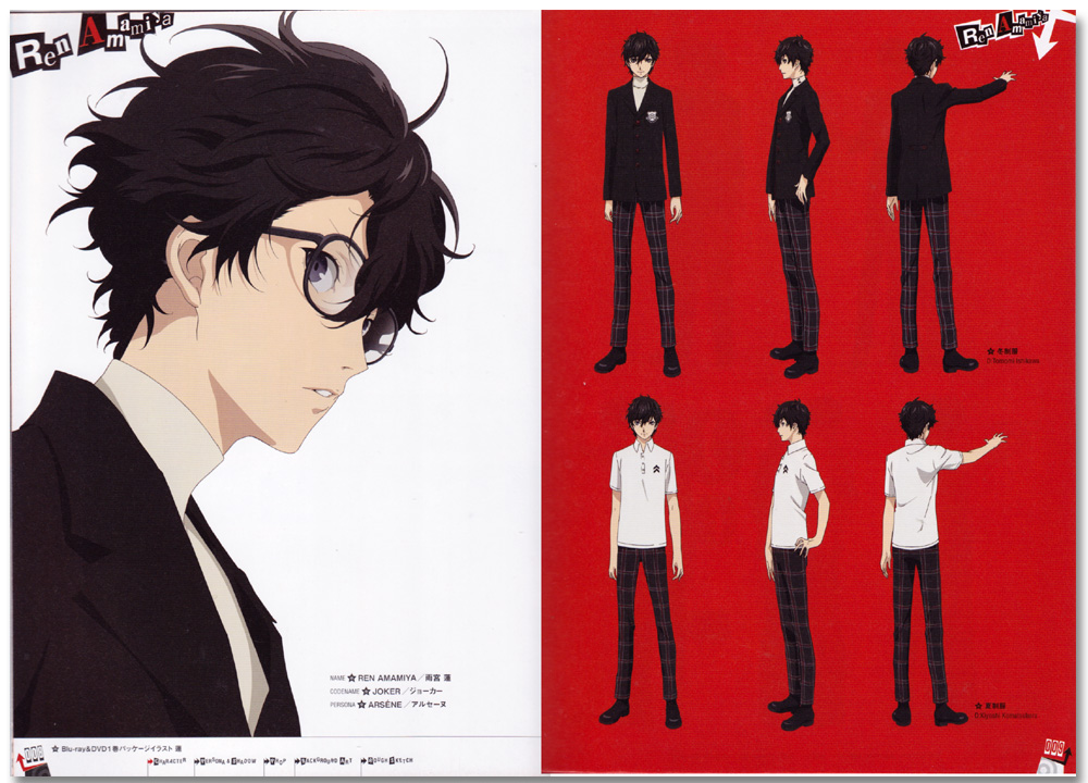 Persona 5 the Animation Art Works Official Art Book - Anime Books