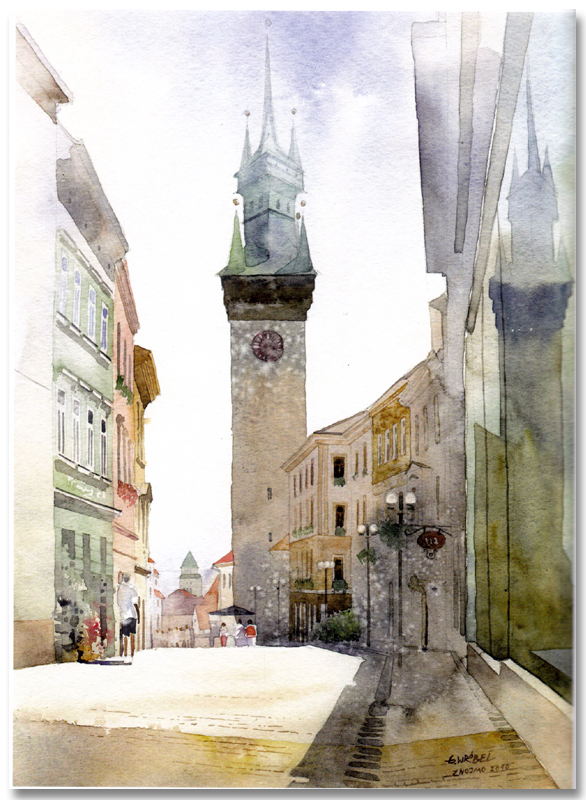 Personal Perspective of Composition: Building & Street Sketch Reference ...