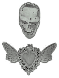 Pins: Death Note - Heart & Skull (Set of 2) - Anime Books