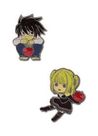 Pins: Death Note - L & Misa (Set of 2) - Anime Books