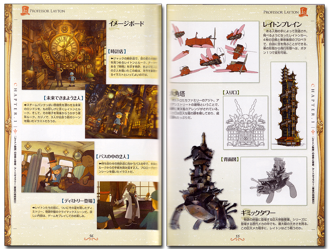 Professor Layton of the Secrets Official Fan Guide Book - Anime Books