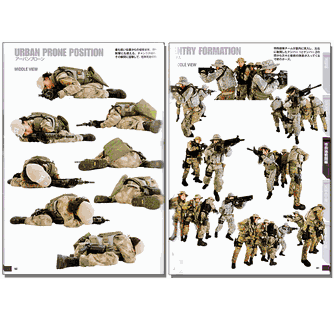 Figure Drawing Action Poses Gun