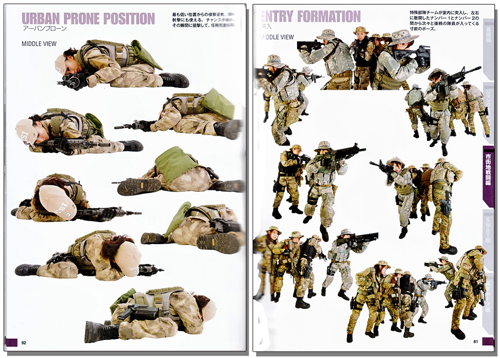 Real Action Pose Drawing Reference Book - Gun Action Guide - Anime Books