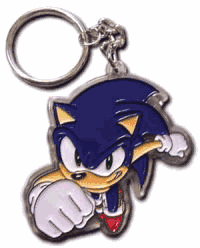 Sonic X: Acrylic Key Chain - Sonic - Anime Books