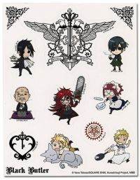 Sticker: Black Butler - Sheet - Anime Books