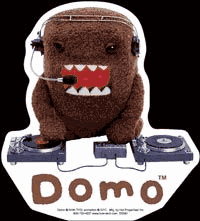 Sticker: Domo-Kun - DJ Domo - Anime Books