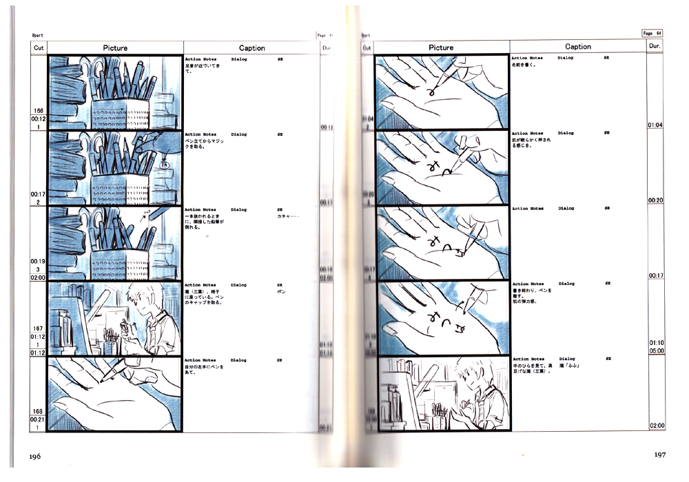 Storyboard by Makoto Shinkai Vol. 2 - Your Name. Book - Anime Books