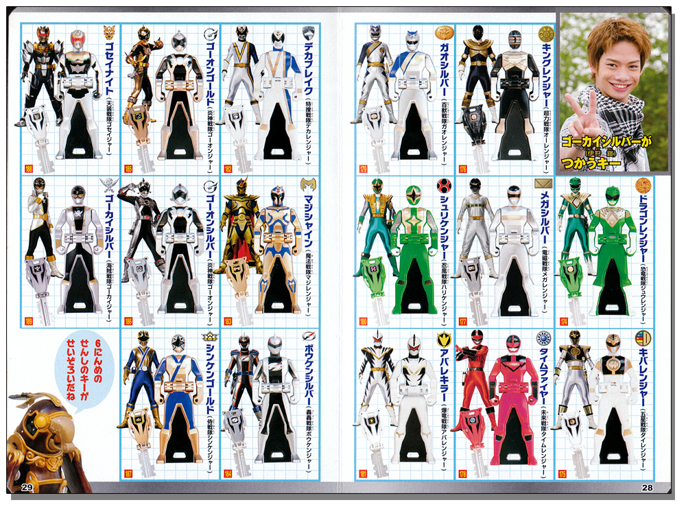 Super Sentai (Power Rangers) 35th Anniversary Book - Super Sentai Key ...