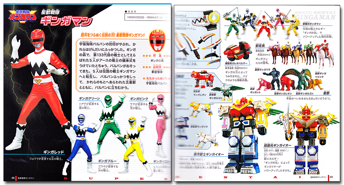 Super Sentai (Power Rangers) Encyclopedia Guide Book - Anime Books