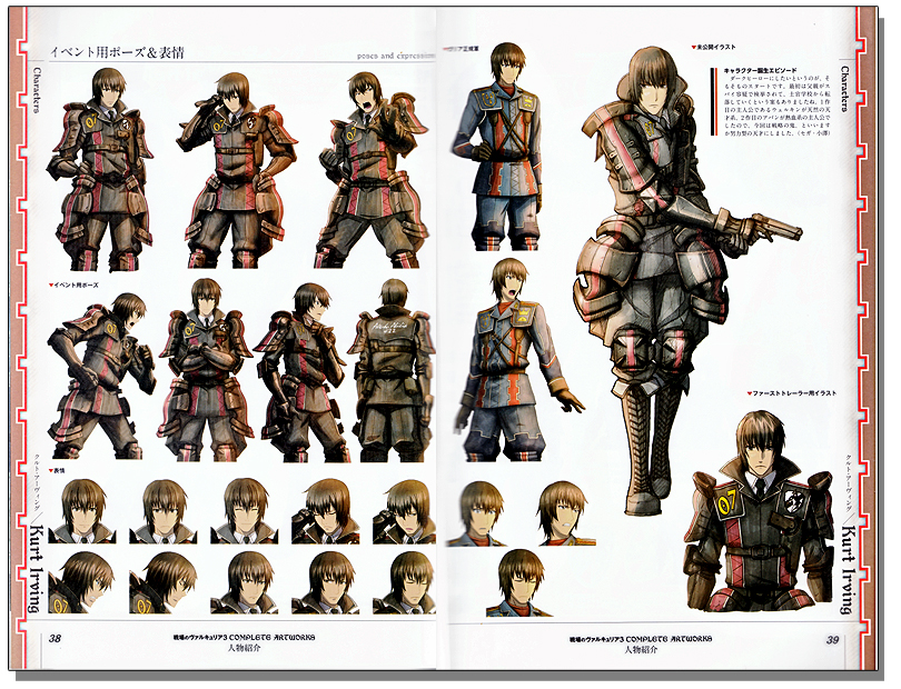 Valkyria Chronicles 3 Complete Artworks Art Book