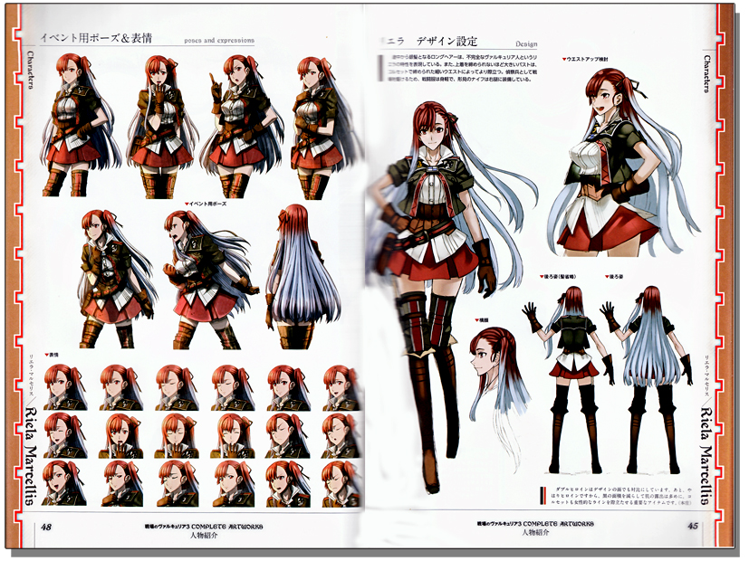 Valkyria Chronicles 3 Complete Artworks Art Book