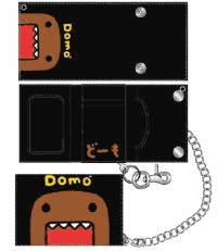 Wallet: Domo-Kun - Domo Face w/ Chain - Anime Books