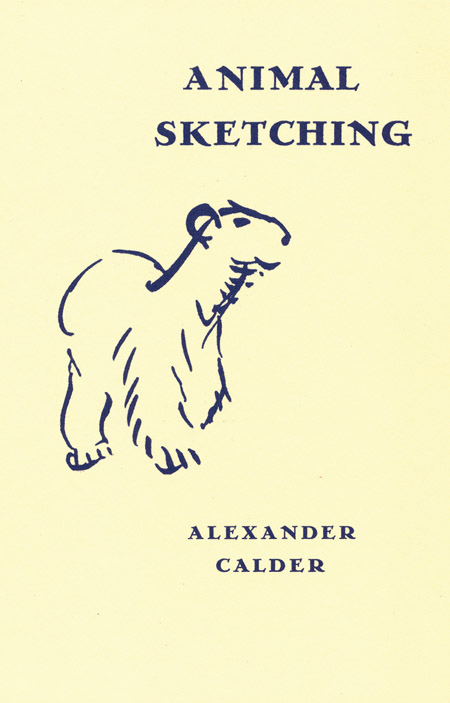 Alexander Calder: Animal Sketching - ARTBOOK|D.A.P.