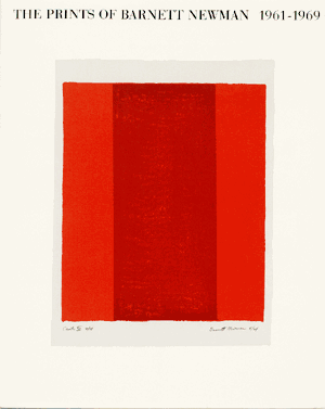 Barnett Newman: Prints 1961-1969 - ARTBOOK|D.A.P.
