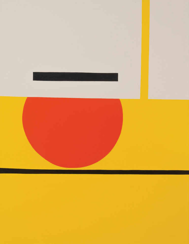 Clare Rojas: Plain Black, Abstract Paintings