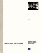 Donald Judd Art Monographs and Museum Exhibition Catalogs