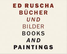 Ed Ruscha Art Monographs and Museum Exhibition Catalogs