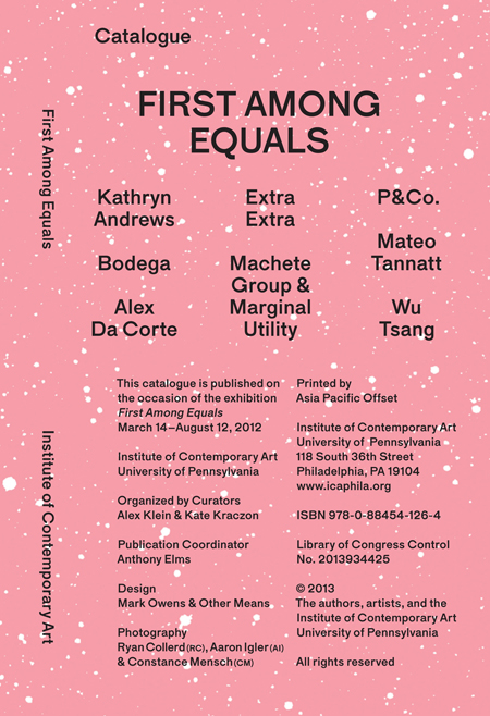 First Among Equals - ARTBOOK|D.A.P.