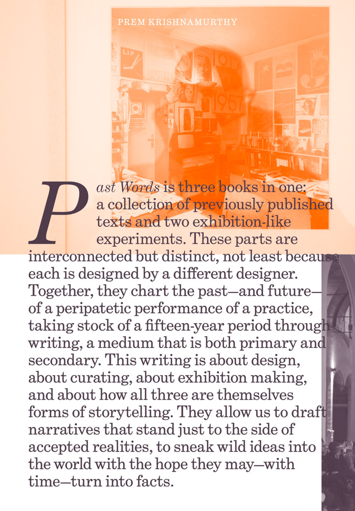 Prem Krishnamurthy: Past Words - ARTBOOK|D.A.P.