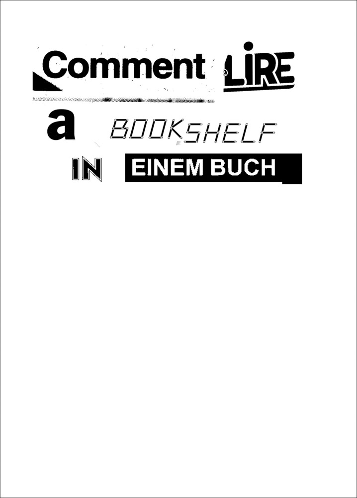Sadie Plant: Comment Lire a Bookshelf in Einem Buch - ARTBOOK