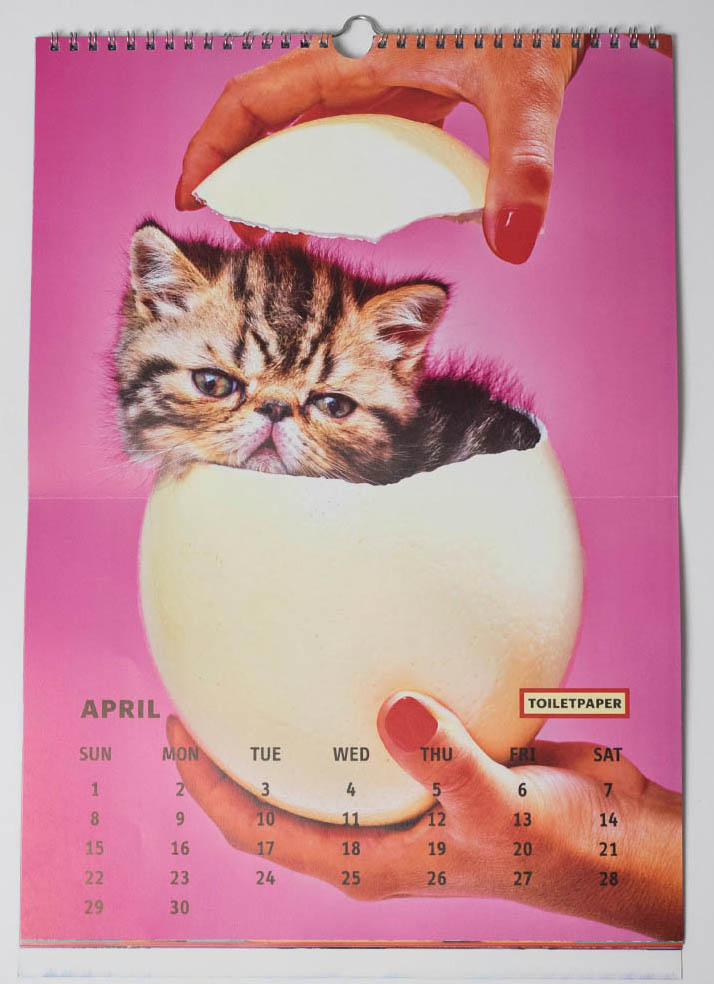 Toilet Paper Calendar 2018 - ARTBOOK|D.A.P.