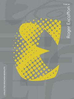 Type by Roger Excoffon: Collected Specimen Booklets - ARTBOOK