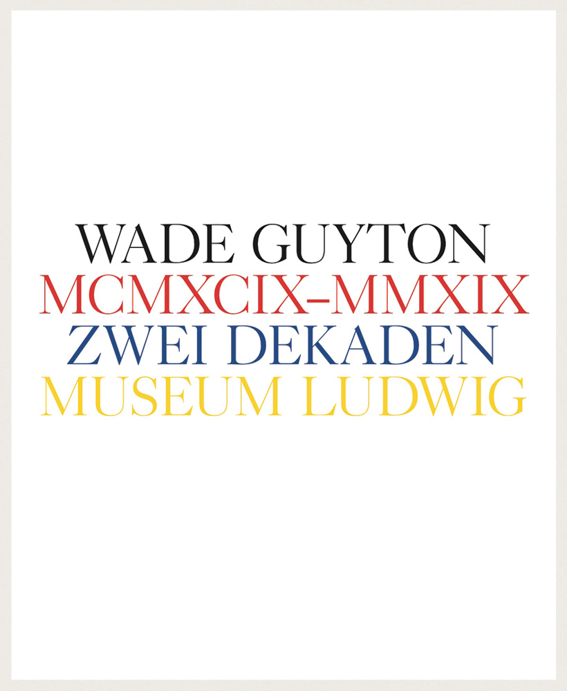 Wade Guyton: Zwei Dekaden MCMXCIX–MMXIX - ARTBOOK|D.A.P.