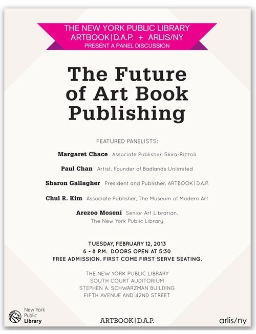 What is the Future of Art Book Publishing? Join us February 12 at The ...
