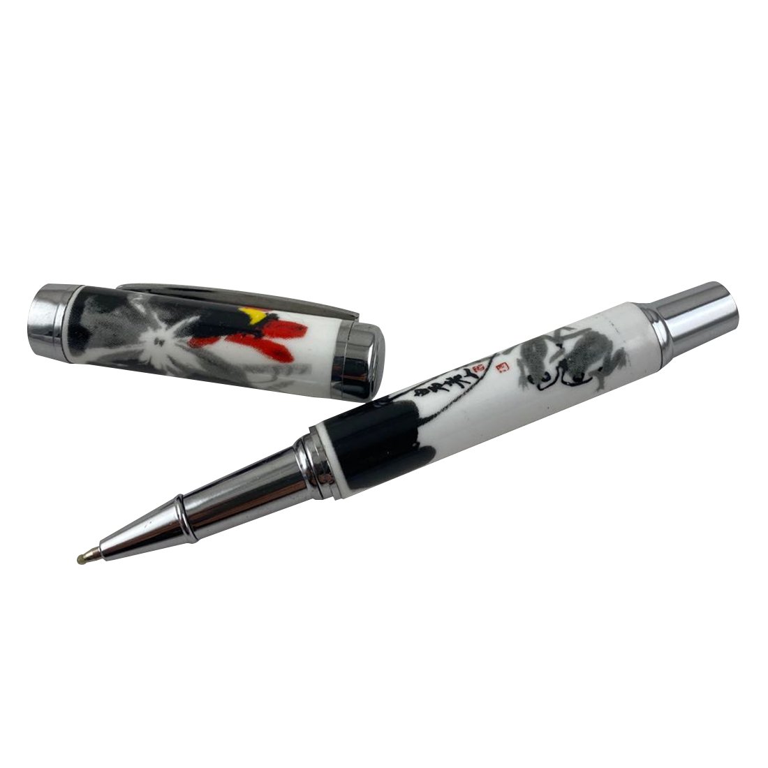 Chinese Ceramic Pen - Chinese Art, Chinese Enamel Pens, Asian Pen Sets ...