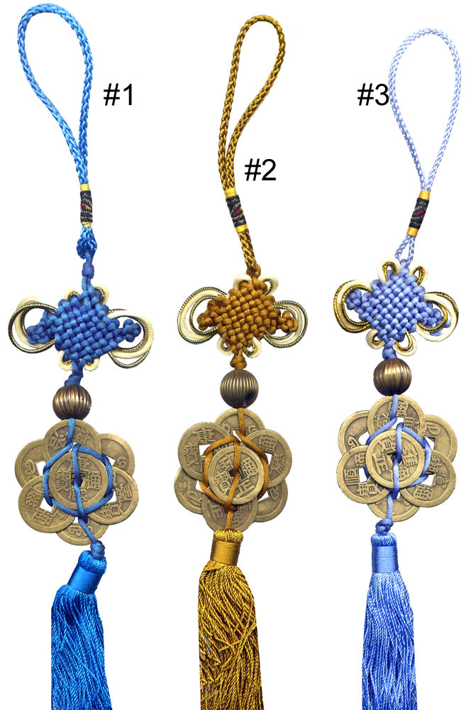Chinese Feng Shui Knots - Lucky Coins / Wealth, Chinese New Year Gifts